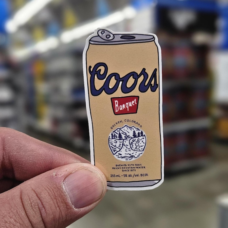 Coors Banquet - Vinyl Sticker for Guys (simple, Cool, Fun) - Etsy