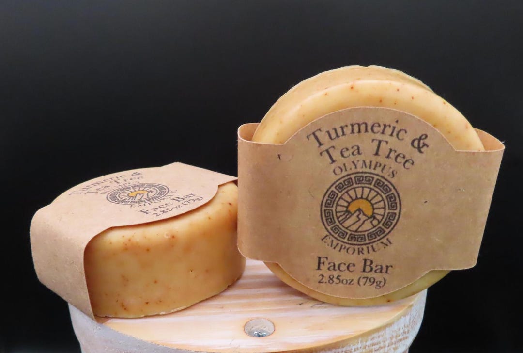 Turmeric and Tea Tree Face Bar | Soap | Face Soap | Cold Process Soaps ...