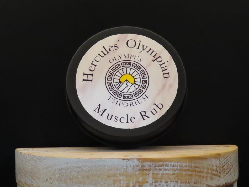 Hercules' Olympian Muscle Rub Menthol Crystals Peppermint Muscle Rub ...