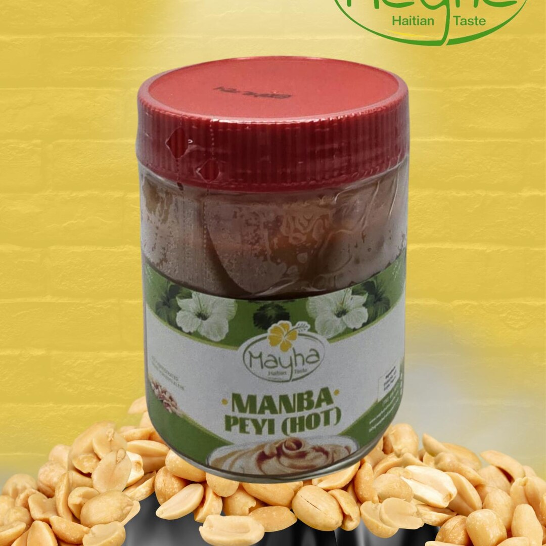 Manba Peyi Authentic Haitian Peanut Butter Creamy, All-natural ...