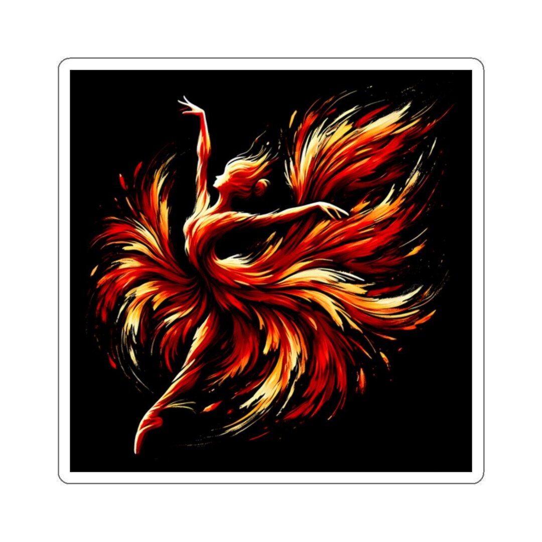 Firebird Ballerina Sticker- Custom Dancer Icon - Etsy