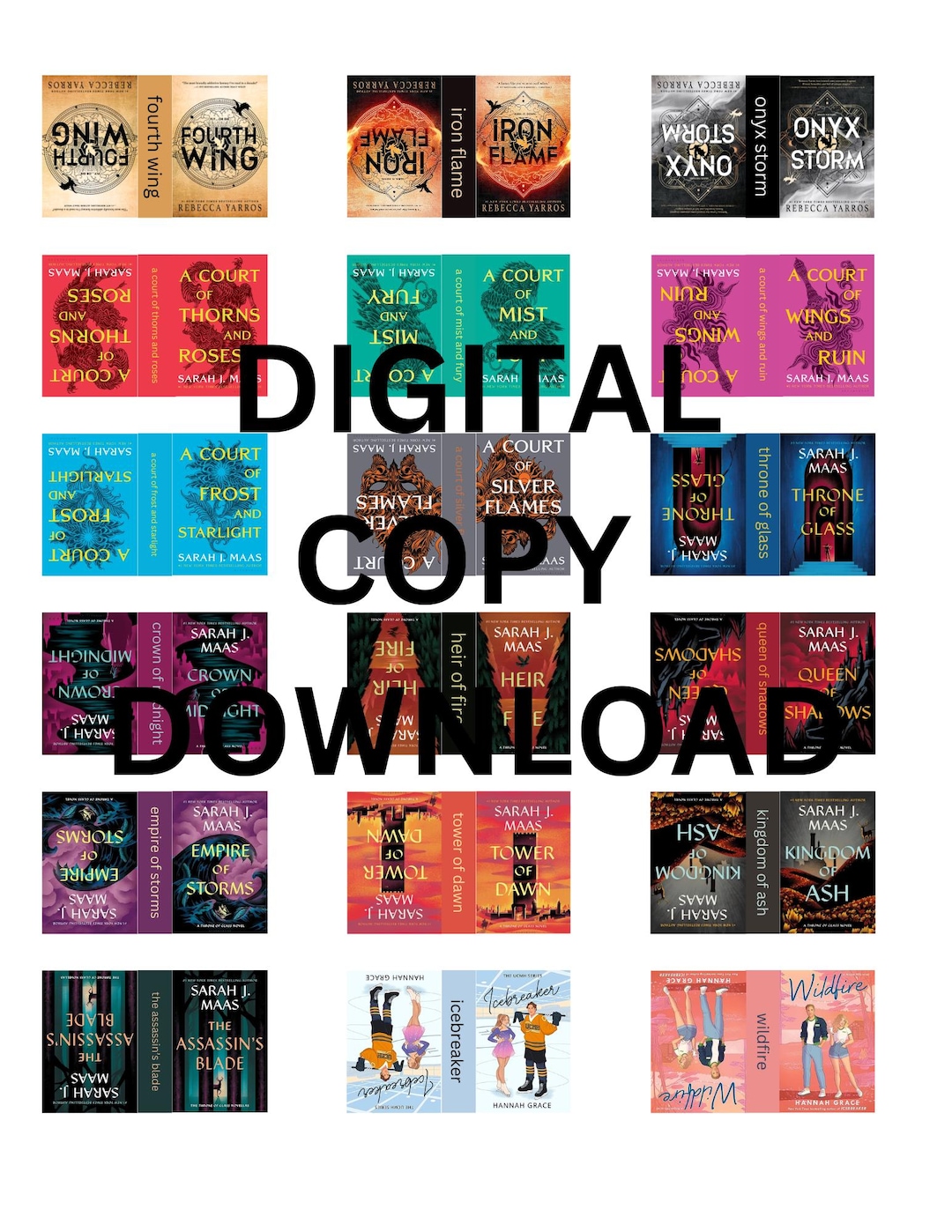 POPULAR BOOKTOK Titles Digital Minibook PDF Download - Etsy