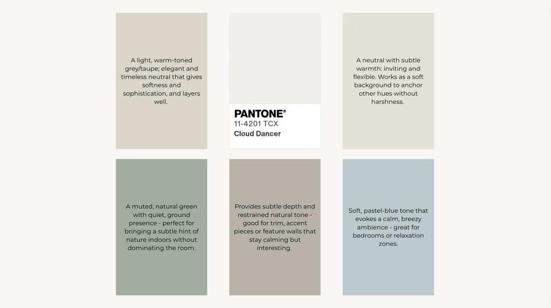 Pantone 2026 Color of the Year Inspirierte Palette | Wolkentänzer ...