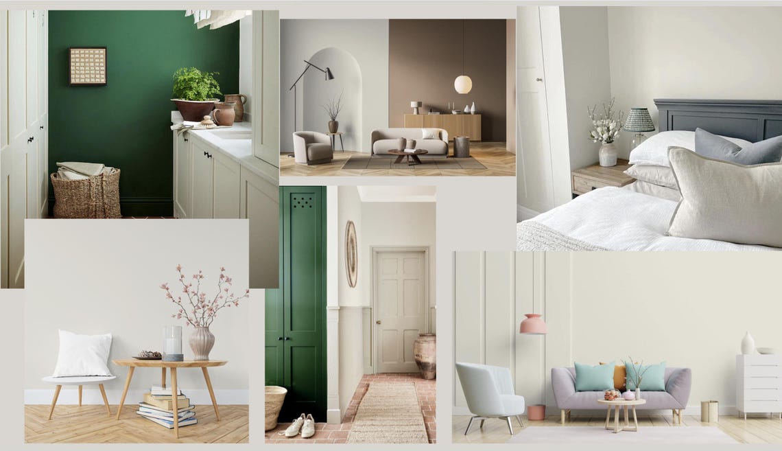 Little Greene Neutral Paint Palette | Warm Beige & Greige Interior ...