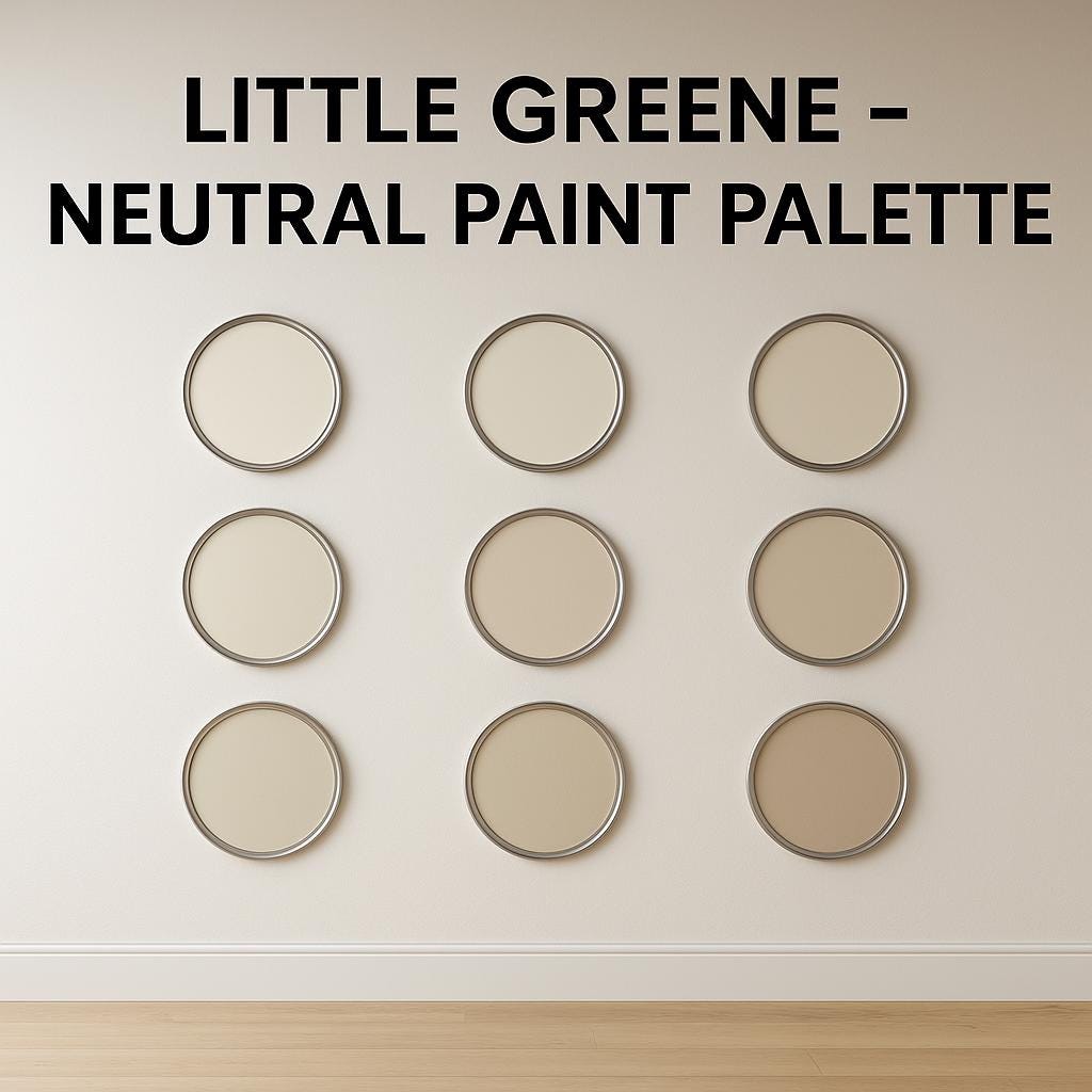 Little Greene Neutral Paint Palette | Warm Beige & Greige Interior ...