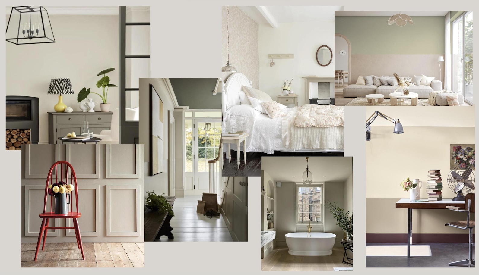 Little Greene Neutral Paint Palette | Warm Beige & Greige Interior ...