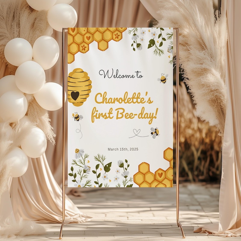 Bee Poster - Etsy
