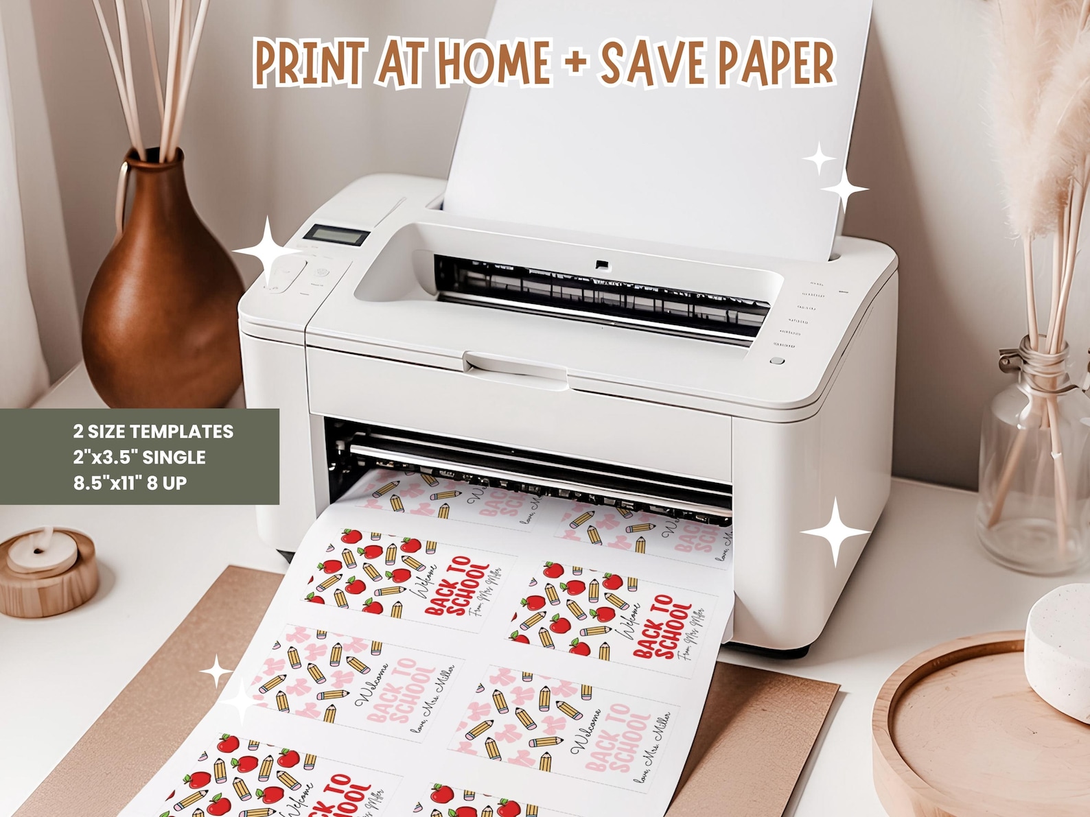 Back to School Gift Tag Welcome Back to School Editable Tag Printable ...