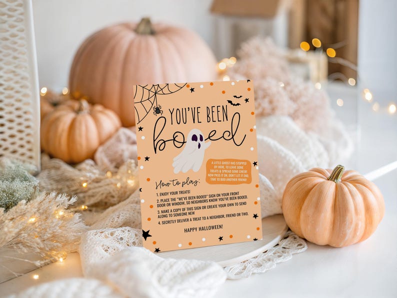 Boo Basket Halloween Kit, You've Been Booed, Boo Basket, Halloween ...