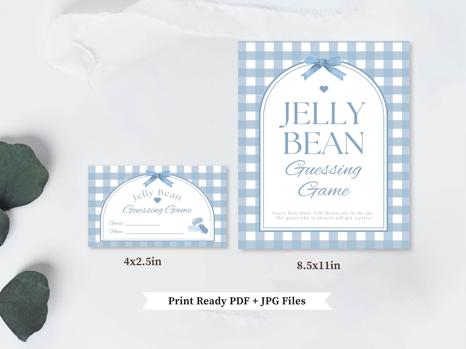 Baby Shower Jelly Bean Guessing Game, Printable Baby Shower Games ...