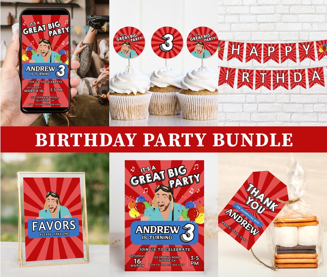 ANY AGE Danny Invitation, Danny Decorations, Danny Birthday Go ...