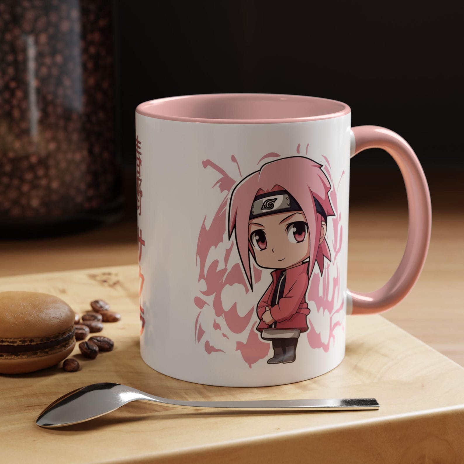 Sakura Mug - Embrace the Strength of the Cherry Blossom Ninja! - Etsy