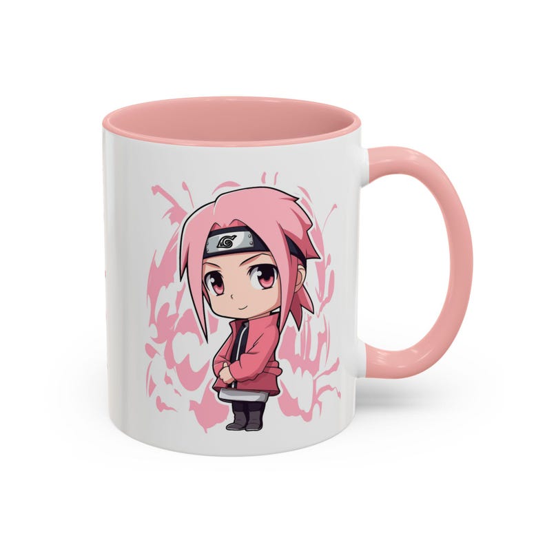 Sakura Mug - Embrace the Strength of the Cherry Blossom Ninja! - Etsy