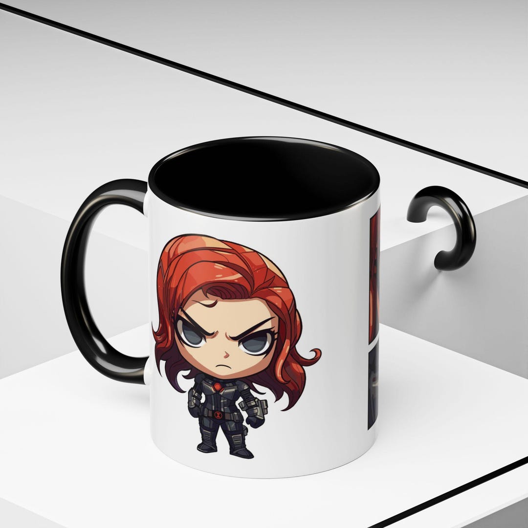 Black Widow Mug - Sip With Strength and Style! - Etsy