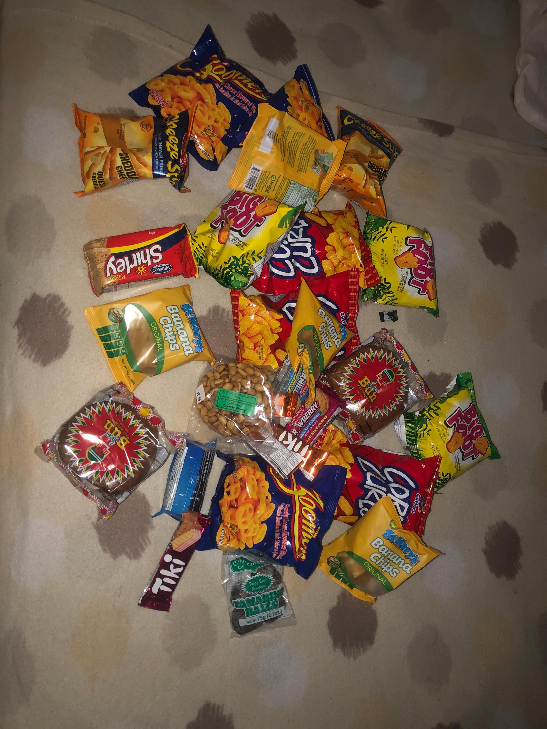 Caribbean Variety Snack Box - Etsy