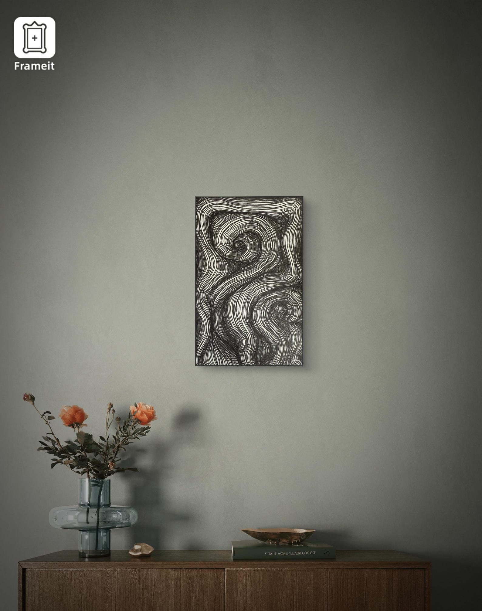 Growing | Art | Ink Drawing | Wall Decor | Line Drawing | Original Art ...