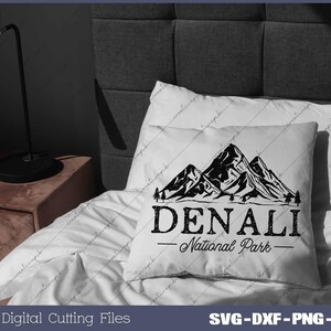 Denali National Park Denali Alaska Mountain Svg, Png, Digital File - Etsy
