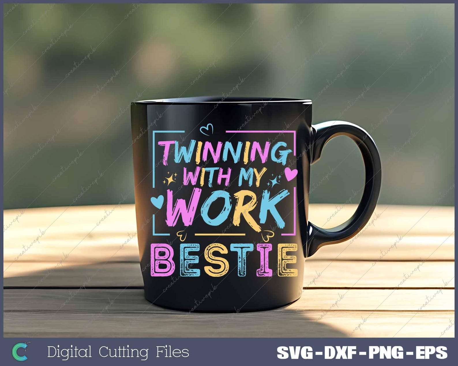 Twinning With My Work Bestie Spirit Week Best Friend Twin Svg, Png ...