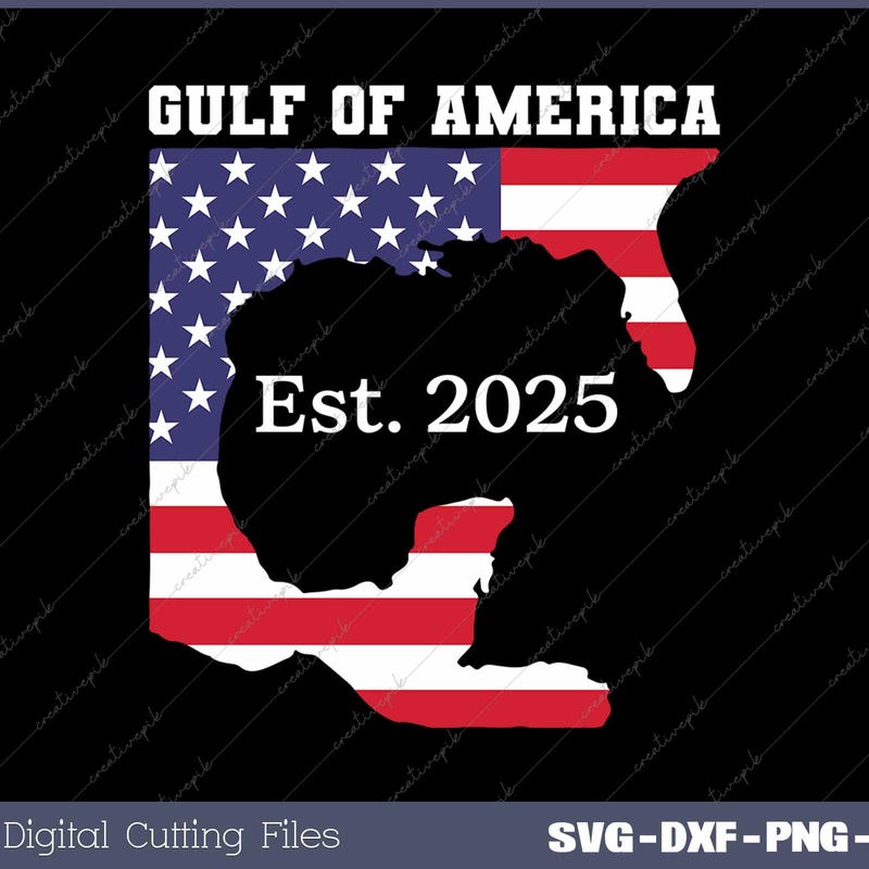 Gulf of America Svg - Etsy