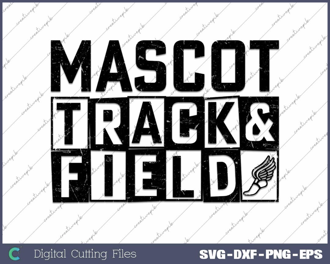 Track and Field Template 0024 Png, Track Svg, Track Team Silhouette ...