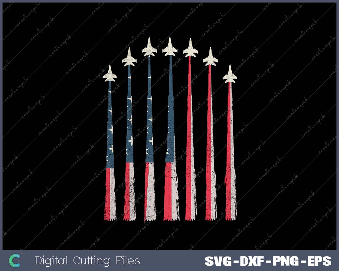 F18 Hornet Fighter Jet USA Flag Airplane F-18 4th of July Svg, Png ...