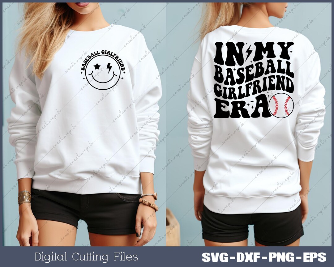In My Baseball Girlfriend Era Bundle Png, Baseball Girlfriend, Baseball ...