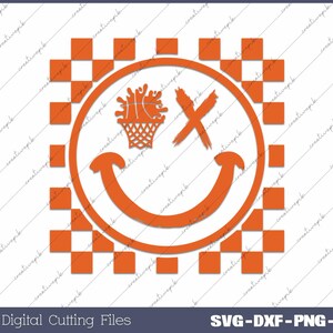 Basketball Smiling Face Svg, Smiling Face (2 Styles). Basketball Smiley ...