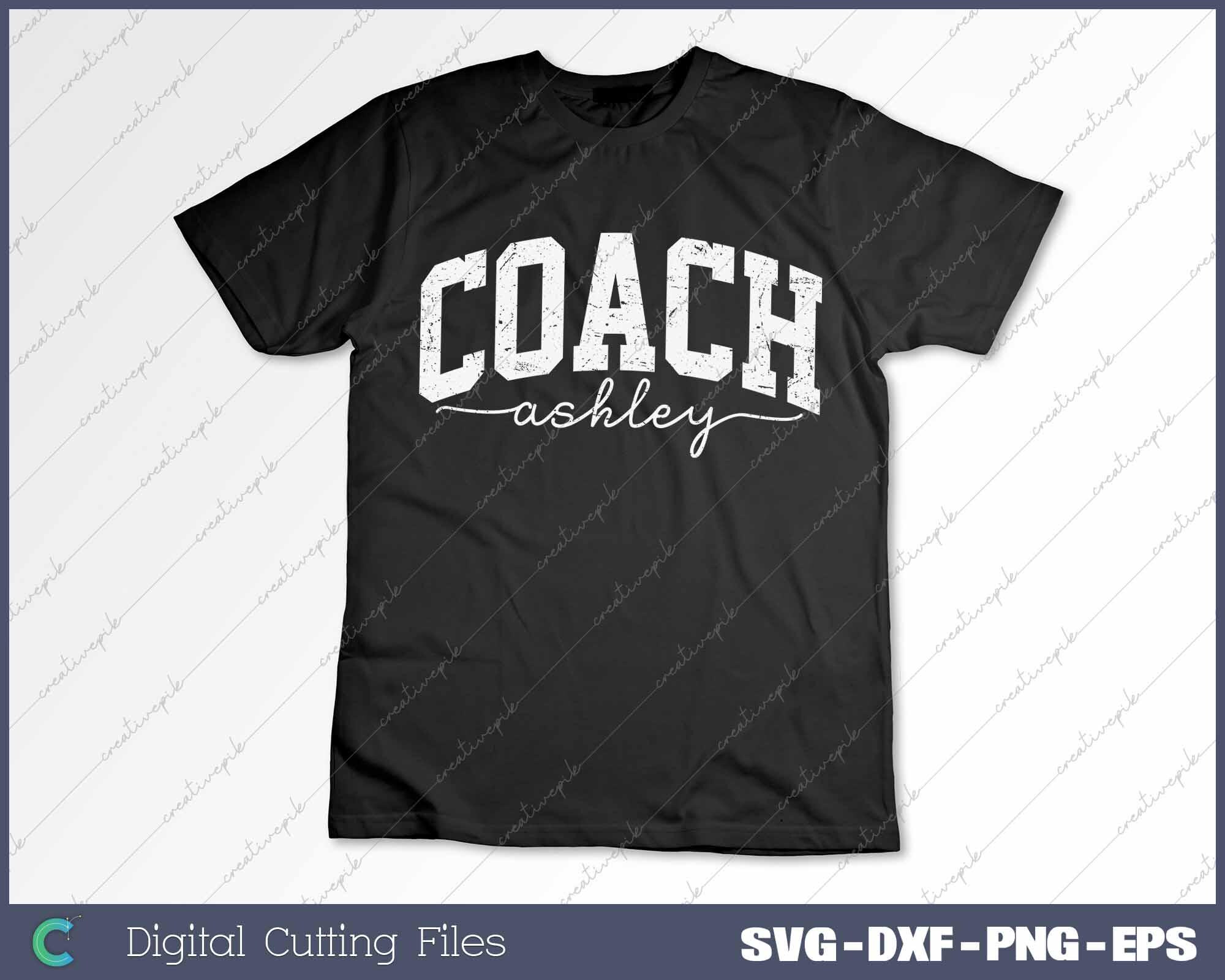 Coach Personalized Coach Shirt Design With Name Game Day Png, Cheer ...