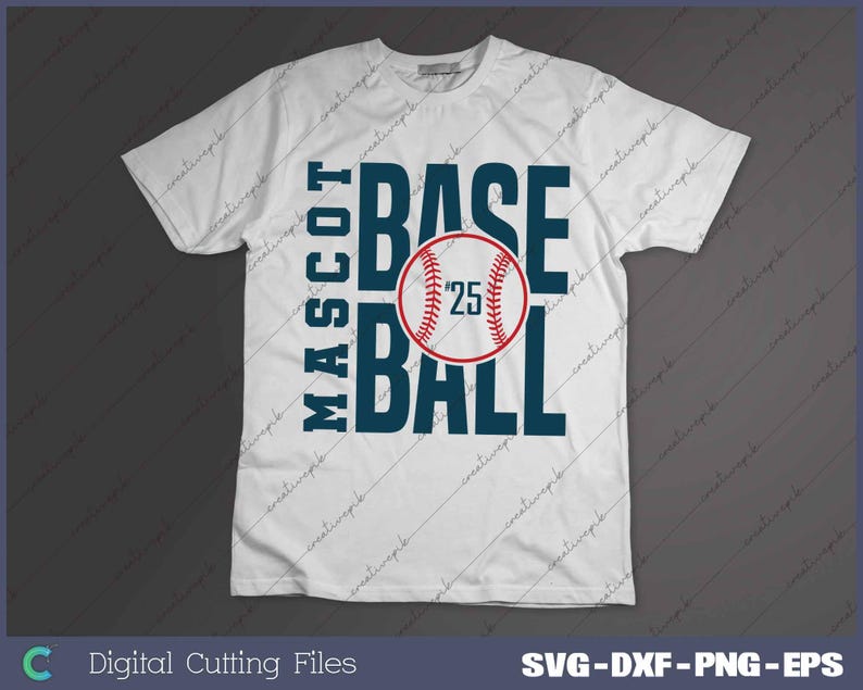 Baseball Team SVG Bundle: Mascot Design, Shirts, Mom (digital File) - Etsy