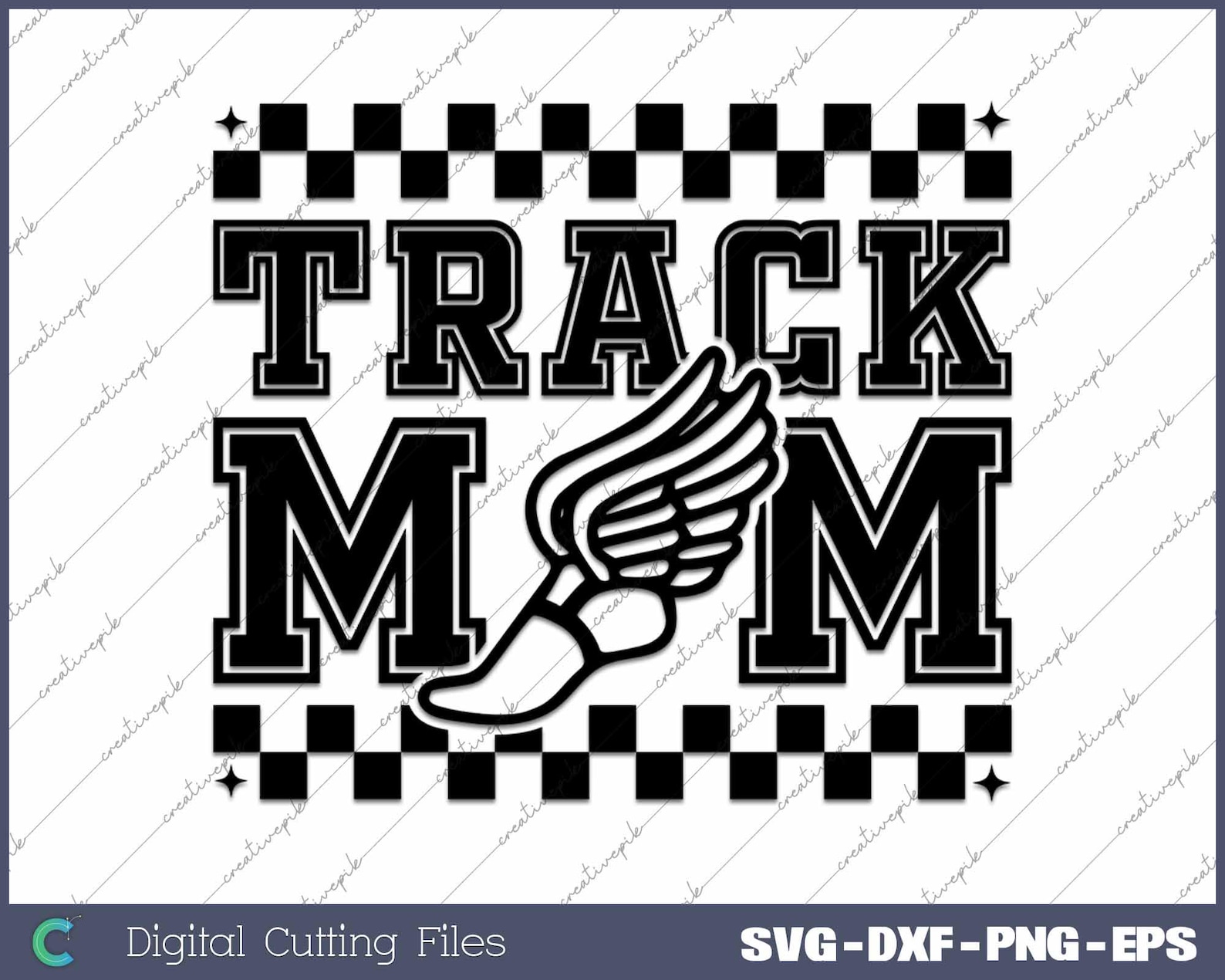 Track Mom SVG: Running Track and Field Design (digital File) - Etsy