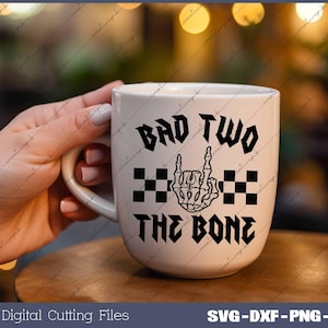 Bad Two the Bone 2nd Birthday Party Svg, Png, Digital File - Etsy