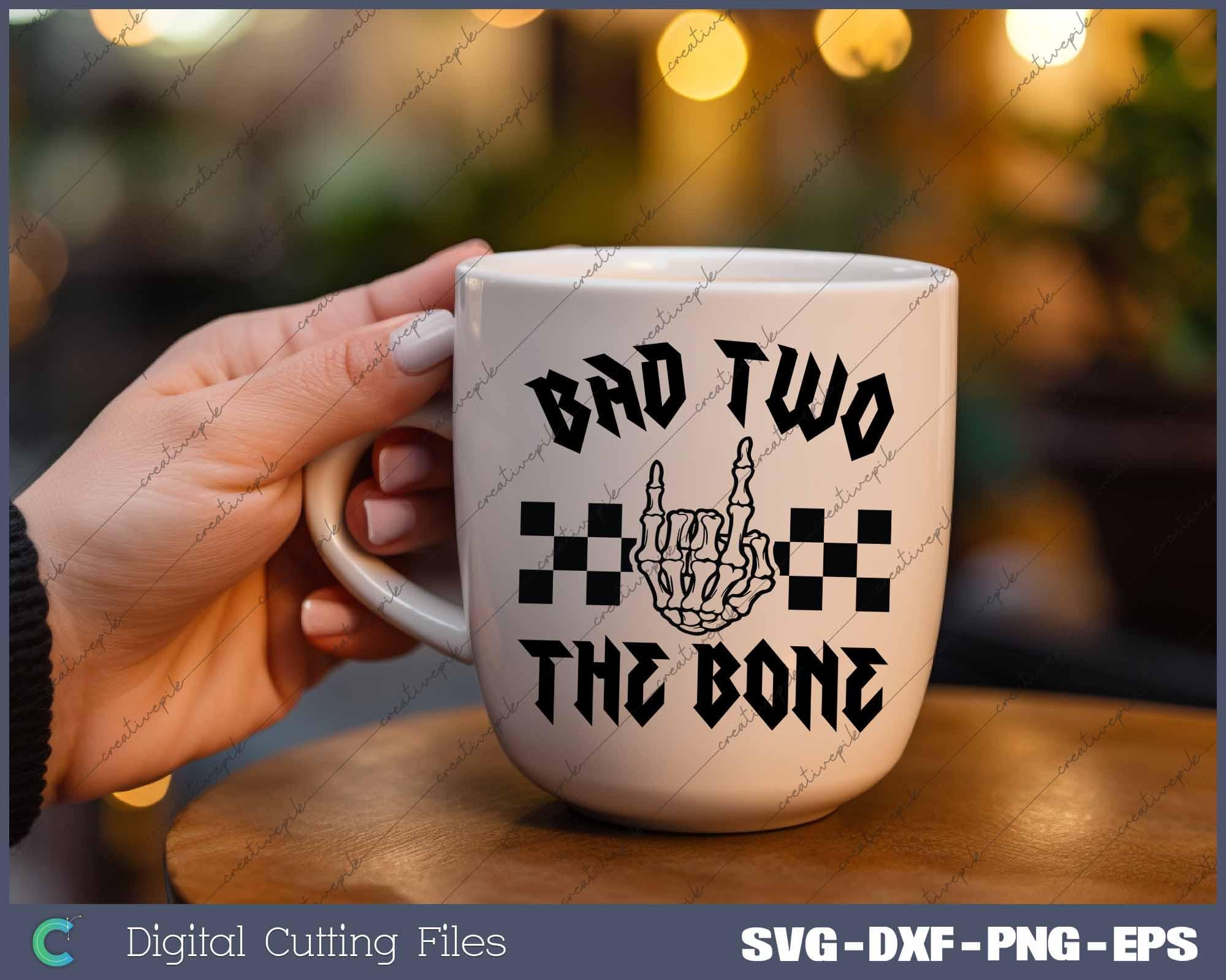 Bad Two the Bone 2nd Birthday Party Svg, Png, Digital File - Etsy