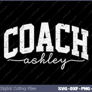 Coach Personalized Coach Shirt Design With Name Game Day Png, Cheer ...