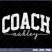 Coach Personalized Coach Shirt Design With Name Game Day Png, Cheer ...