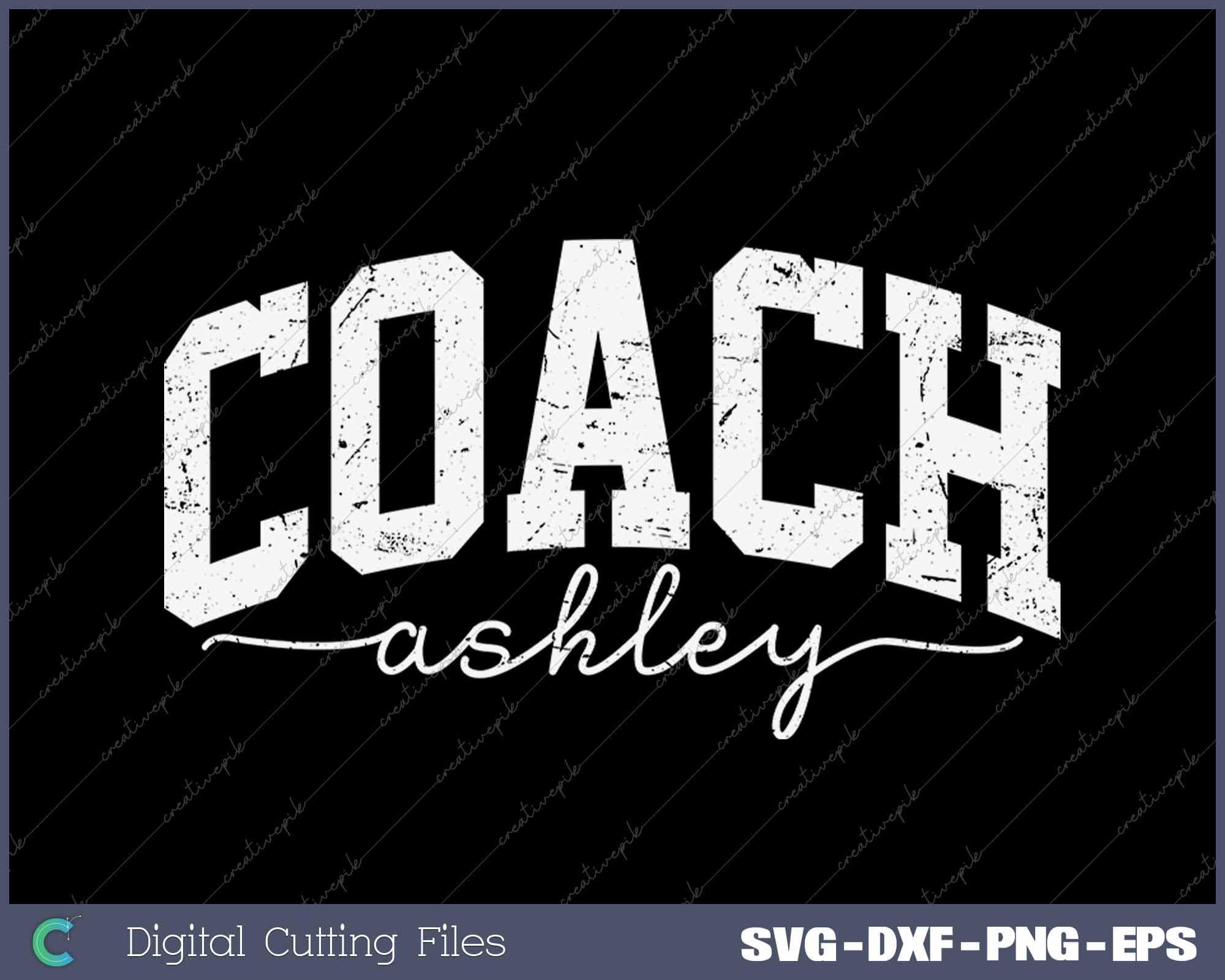 Coach Personalized Coach Shirt Design With Name Game Day Png, Cheer ...