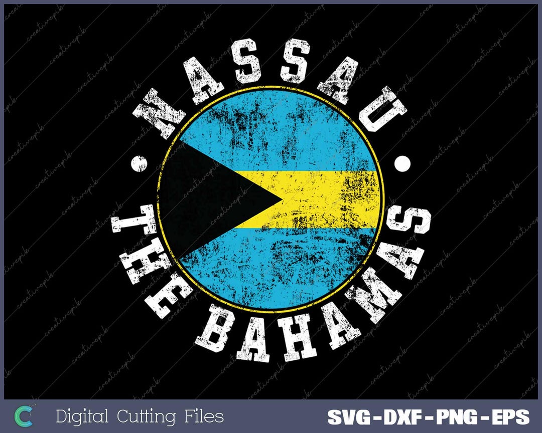 Nassau the Bahamas Souvenirs Svg, Png, Digital File - Etsy