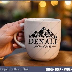 Denali National Park Denali Alaska Mountain Svg, Png, Digital File - Etsy