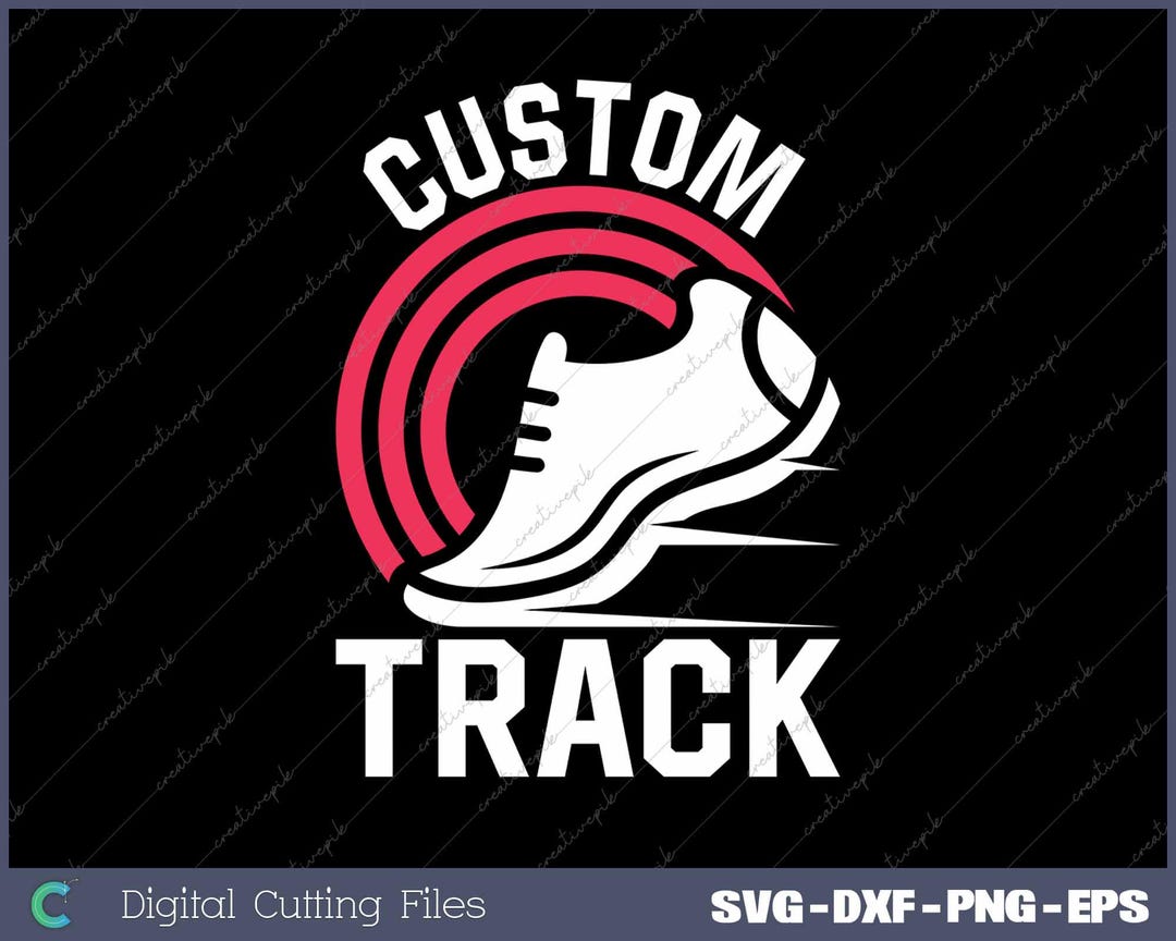 Custom Track Team Design SVG, Team Digital Download, Vintage Spirit ...