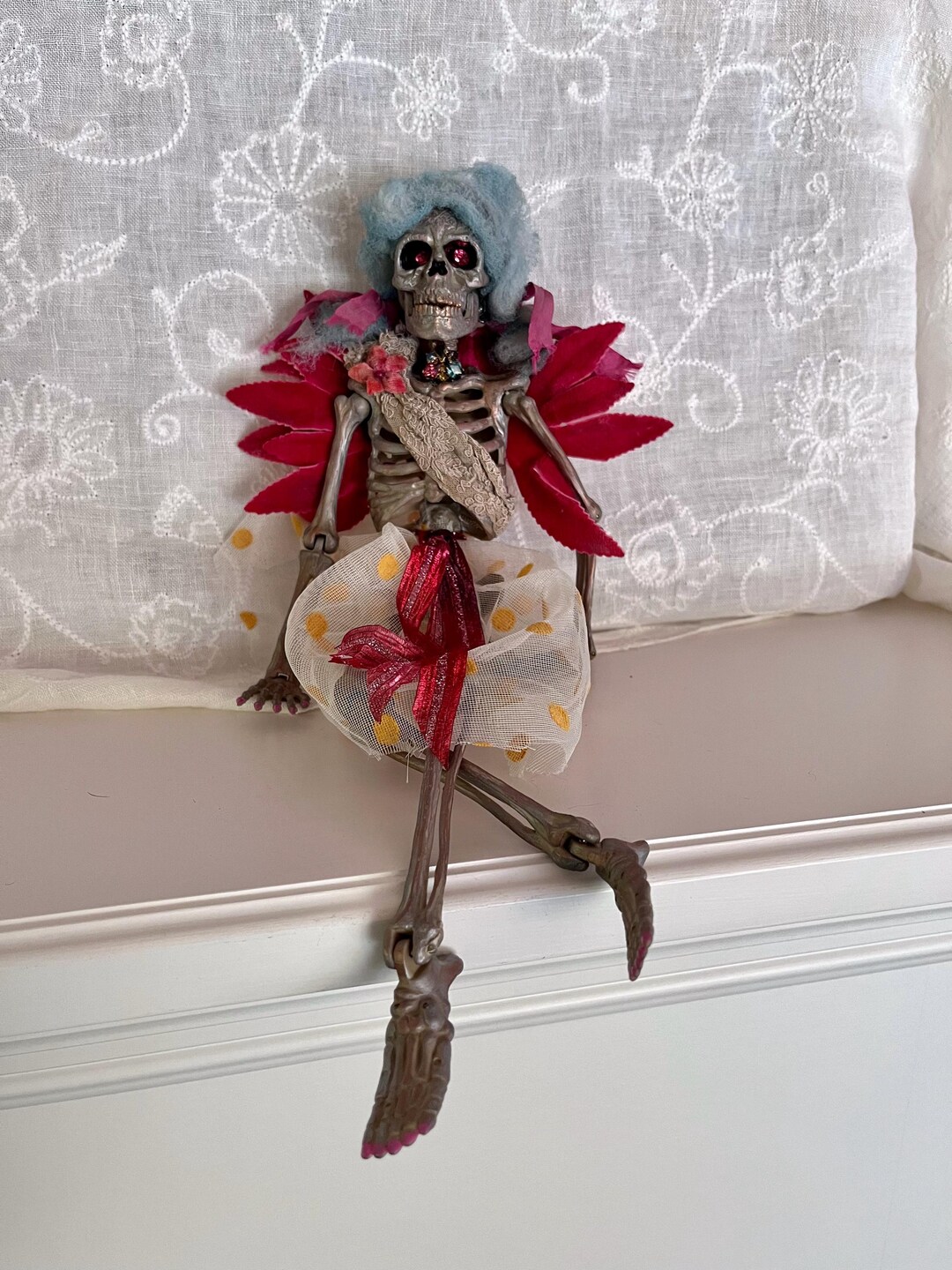 Harpy, Skeleton, Ghoul, Halloween Decor, Embellished - Etsy