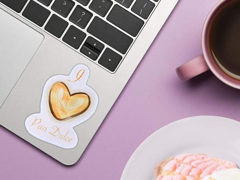 I Love Pan Dulce Sticker – Cute Mexican Bread Heart Sticker | Latino ...
