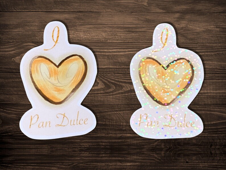 I Love Pan Dulce Sticker – Cute Mexican Bread Heart Sticker | Latino ...