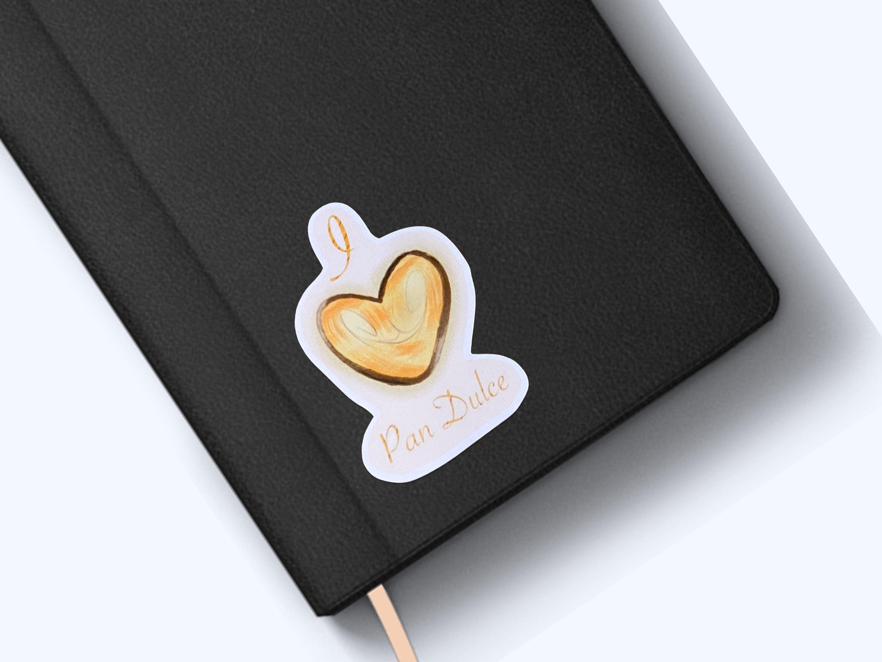 I Love Pan Dulce Sticker – Cute Mexican Bread Heart Sticker | Latino ...
