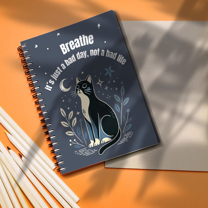 Motivational Spiral Notebook With Inspirational Message for Writing ...