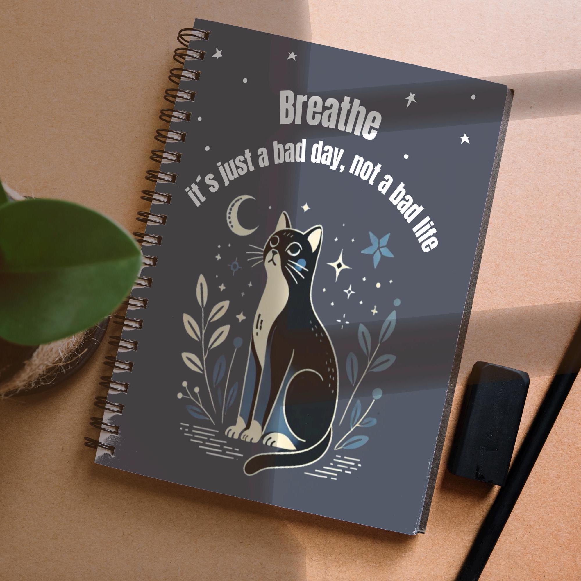 Motivational Spiral Notebook With Inspirational Message for Writing ...