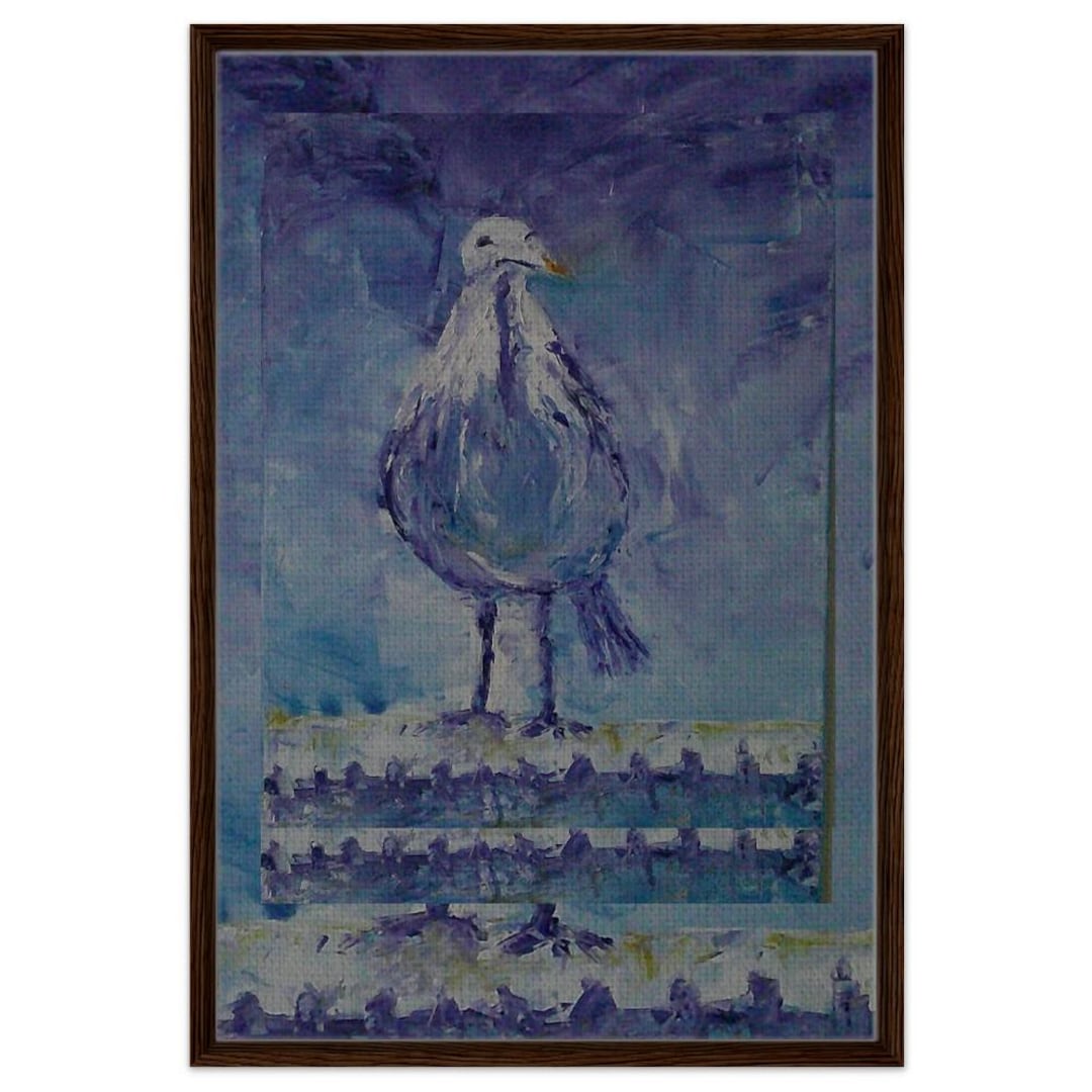 Bluey Bird Framed Canvas - Etsy