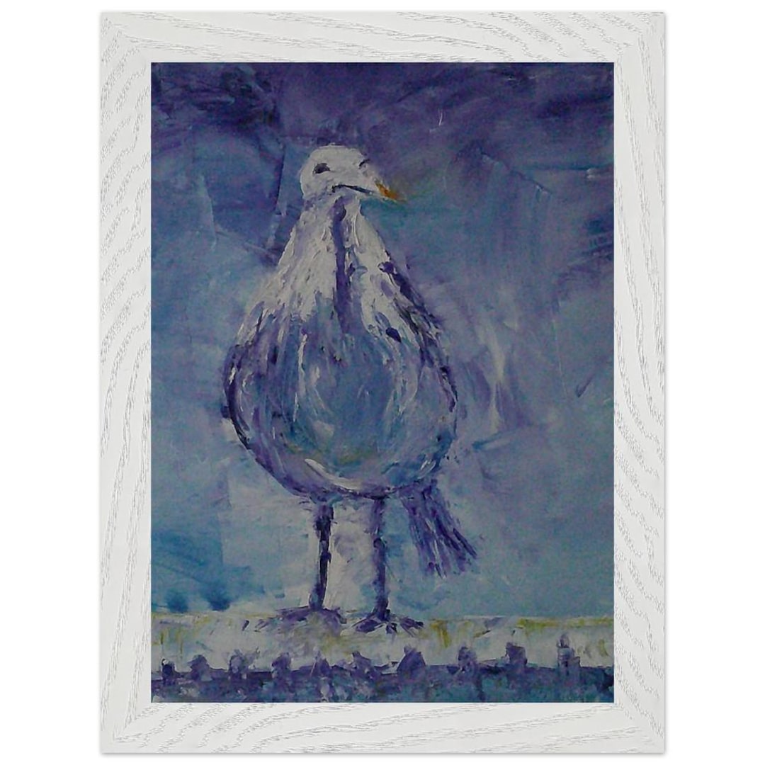 Bluey Bird With Premium Wooden Framed Poster With Fine Art Paper - Etsy