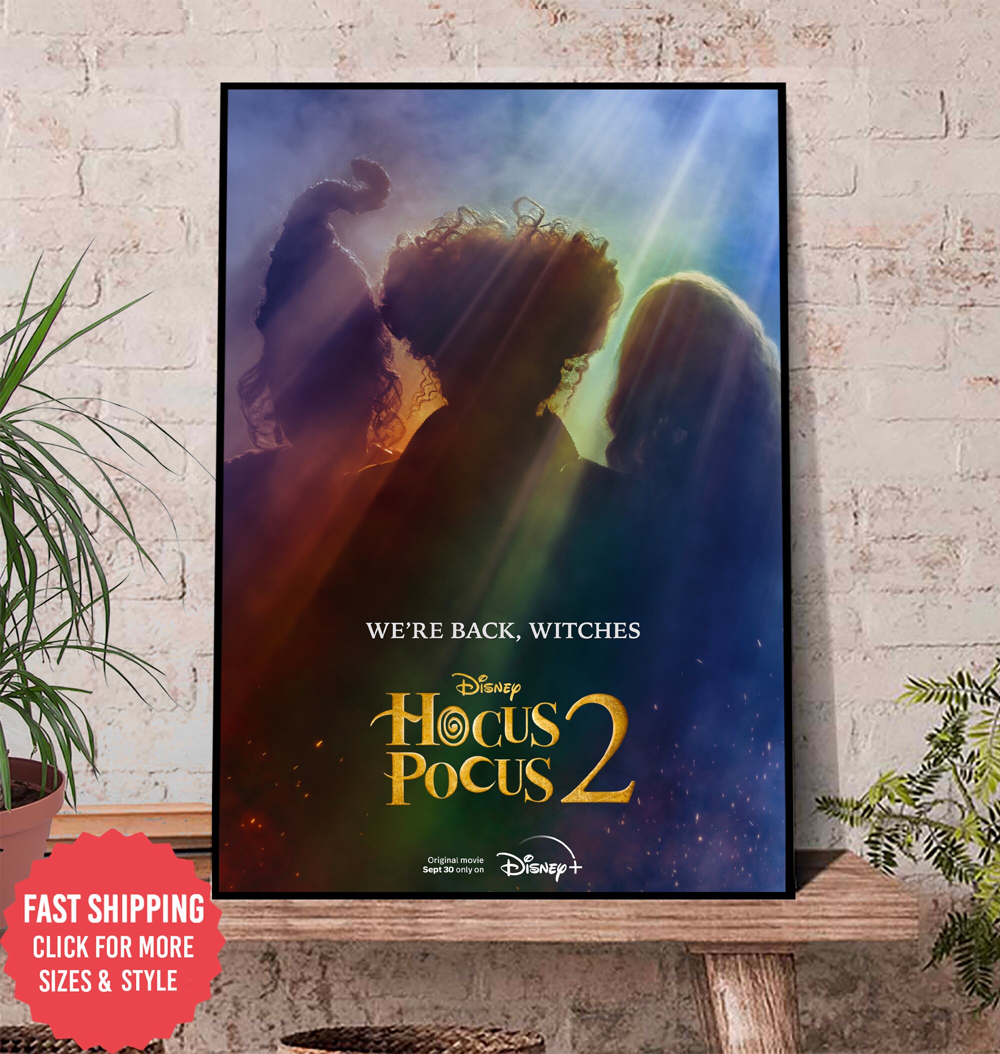 Hocus Pocus 2 Canvas Poster, Hocus Pocus 2022 Poster, Hocus Pocus New ...