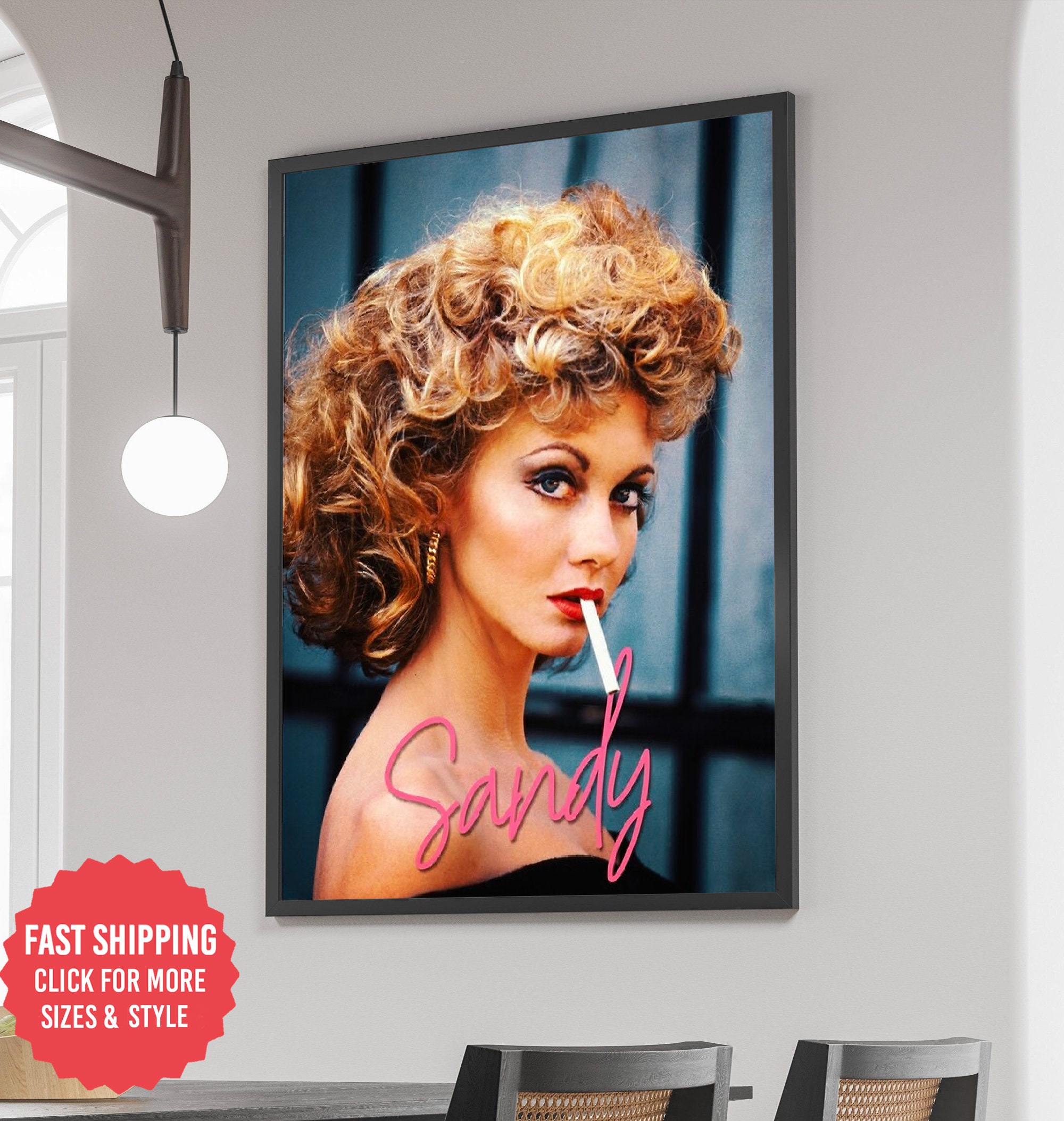 Grease Movie Poster, Grease Poster, Olivia Newton-John Poster, Grease ...