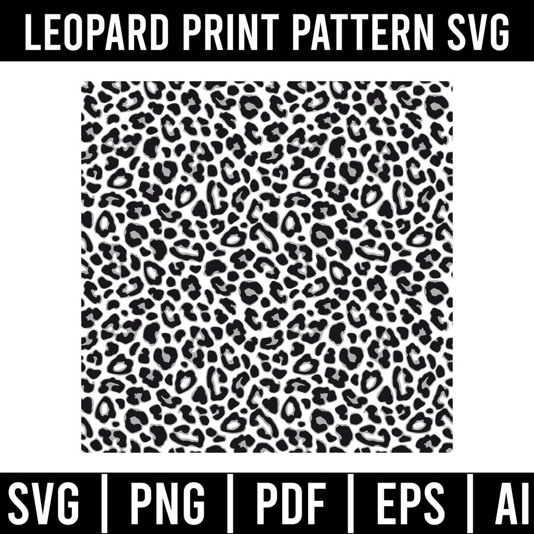 Leopard Print Pattern Svg ,leopard Pattern Svg Repeating Pattern ...