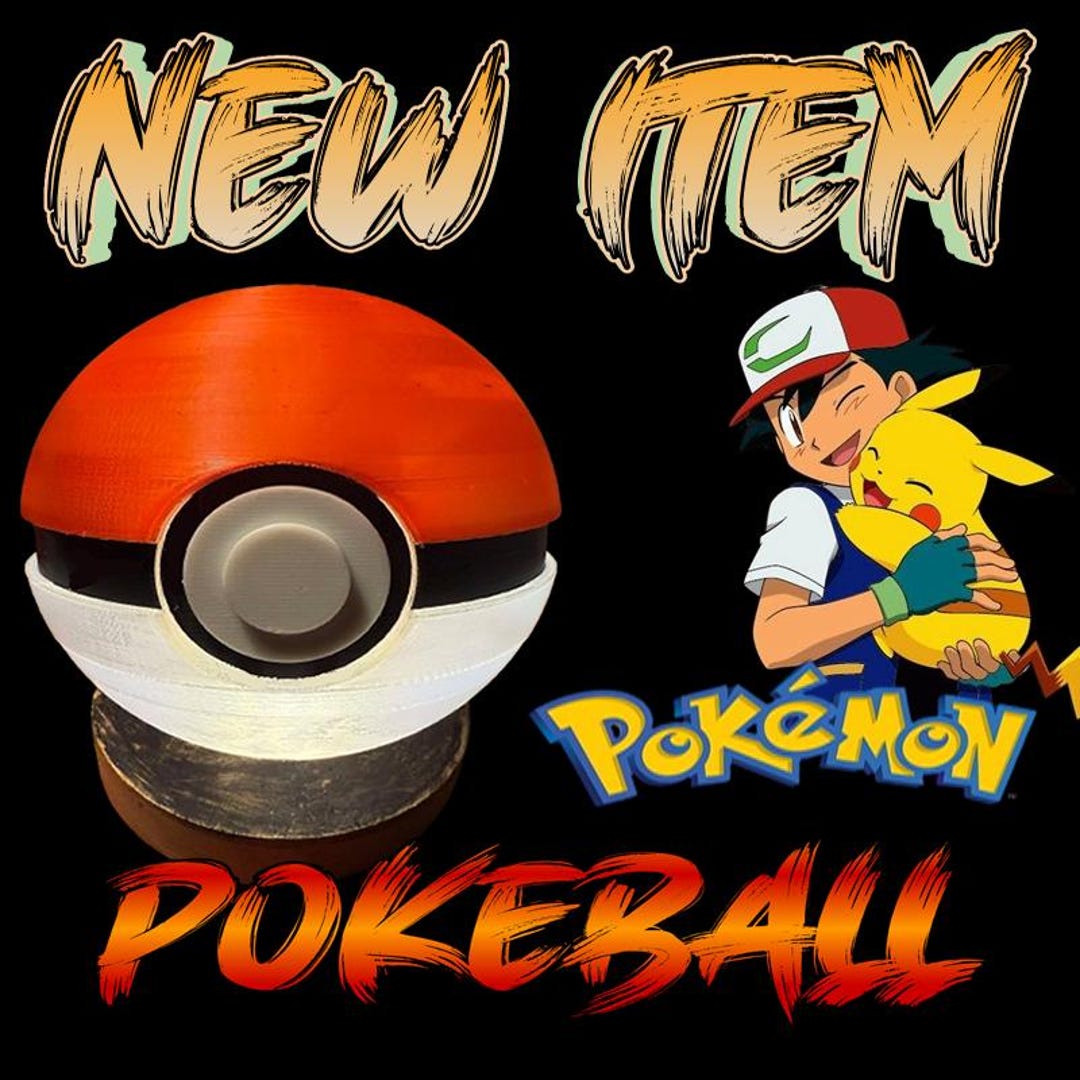 Pokéball Light Pokémon-inspired Lamp Perfect Gift for Gamers - Etsy